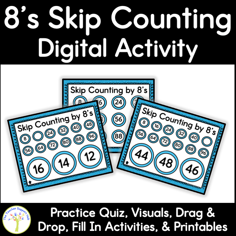 Skip Counting by 8's - The Teacher Support Hub